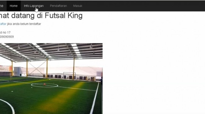 Bacarito.com - Download Source Code Aplikasi Booking Lapangan Futsal Berbasis Web